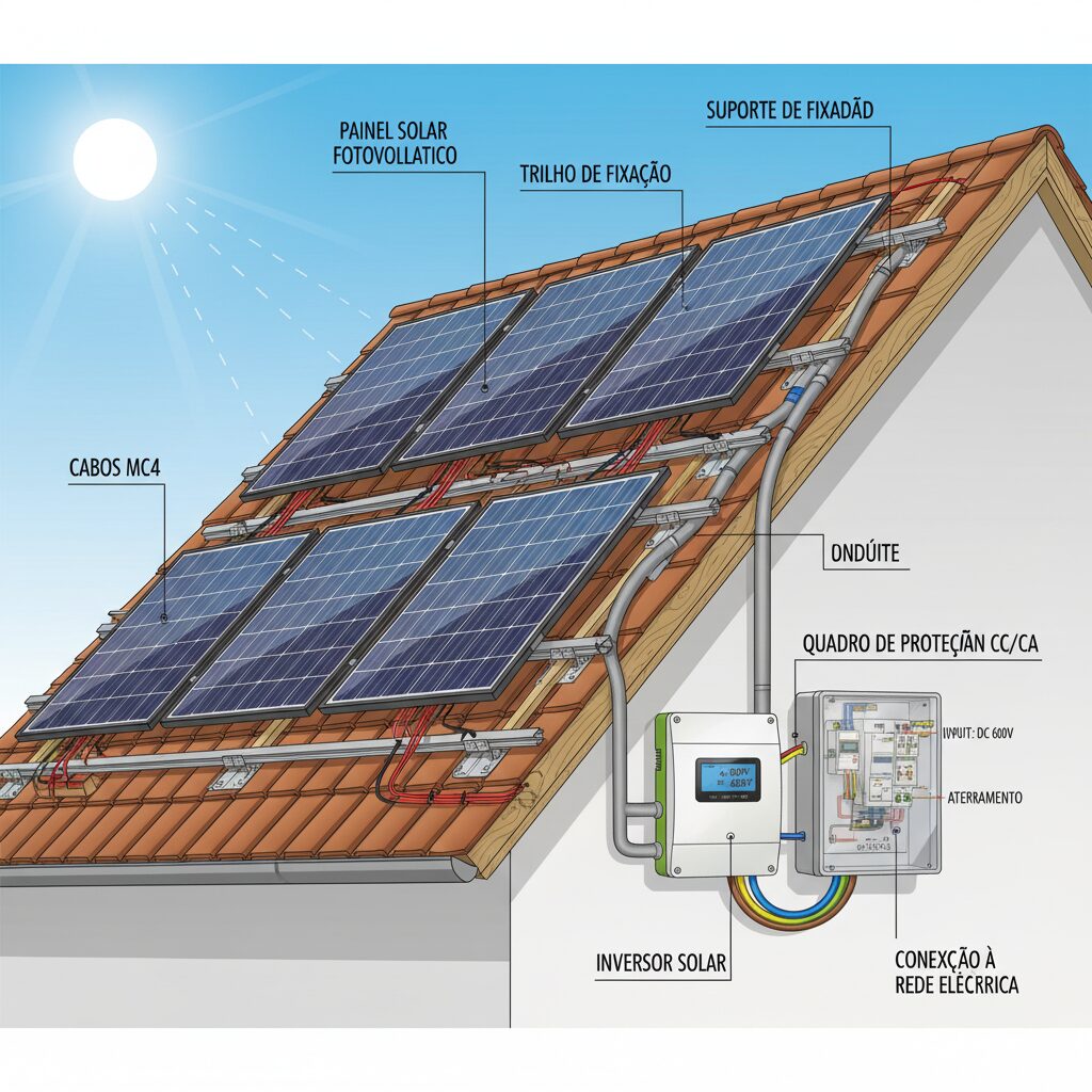 Guia Completo: Entenda o Processo de Instalação de Painel Solar 8kWp ...